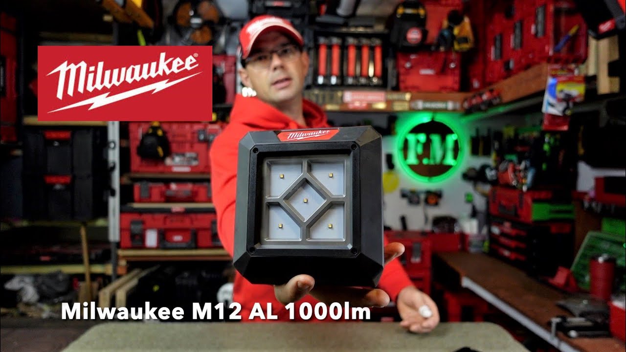 Milwaukee m12 AL 1000lm TEST!!! Lampa/Halogen - YouTube