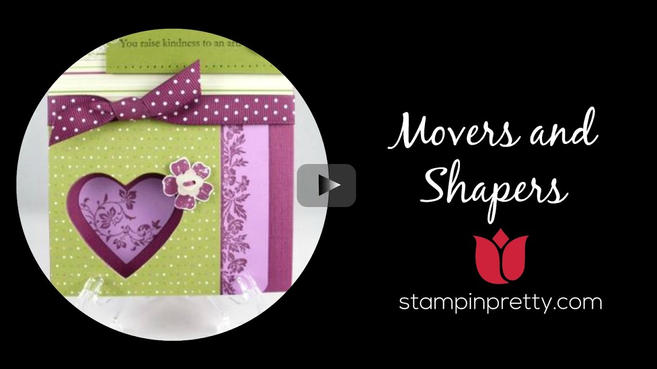 Stampin' Pretty Tutorial: How to Use Movers and Shapers - YouTube