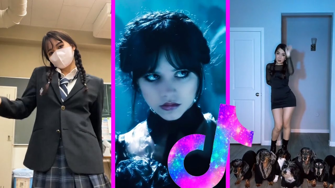 Wednesday Addams Dance - DANCE DANCE DANCE With My Hands Hands Hands ...