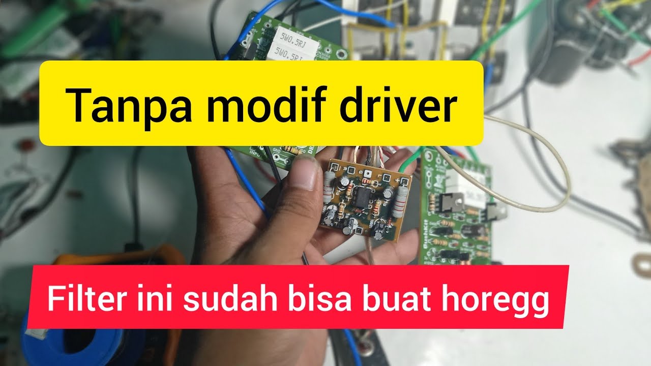 Cara modif BTL driver 150watt menggunakan filter btl - YouTube