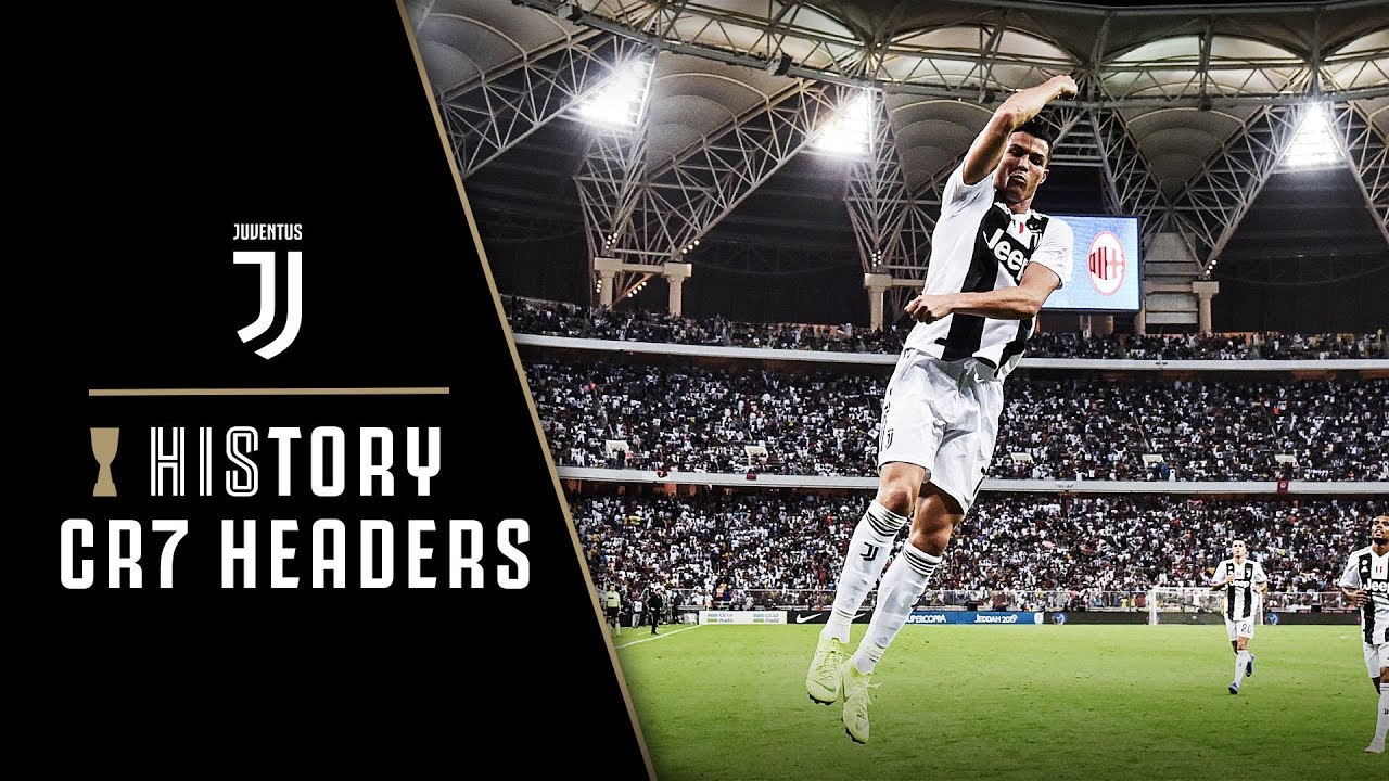 CRISTIANO RONALDO HEADED GOALS! | HIStory: CR7 HELPS JUVENTUS WIN SUPER ...