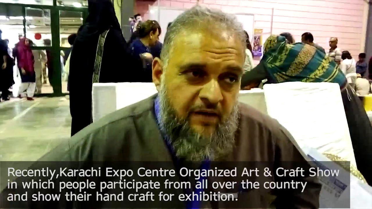 Art craft calligraphy show in Karachi - YouTube