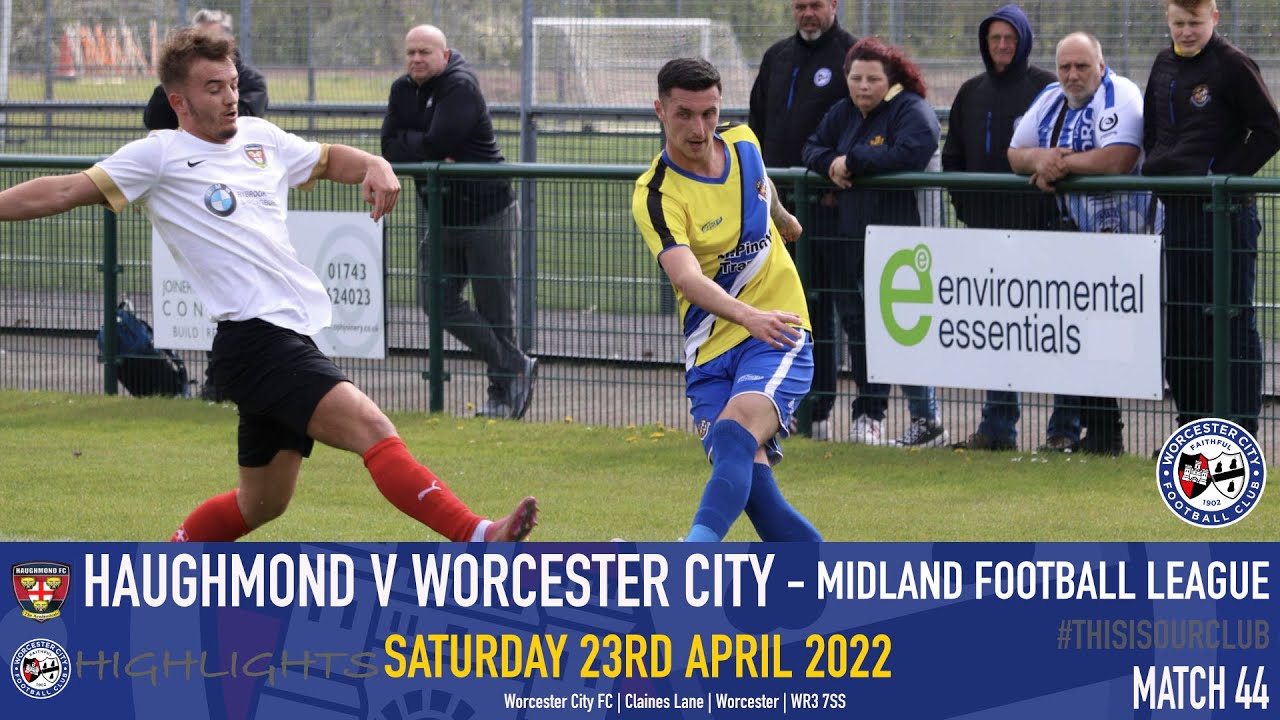Haughmond 0 Worcester City 1 - YouTube