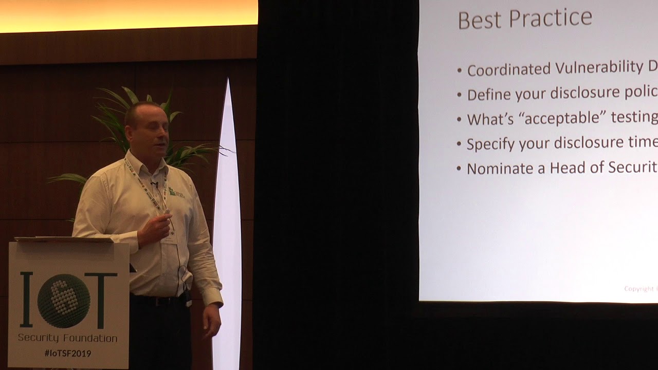 Vulnerability Disclosure in IoT: the good the bad & the legal threats ...