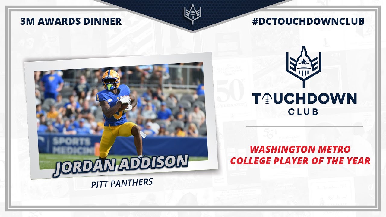 2022 DC Touchdown Club College Player of the Year: Jordan Addison, Pitt ...