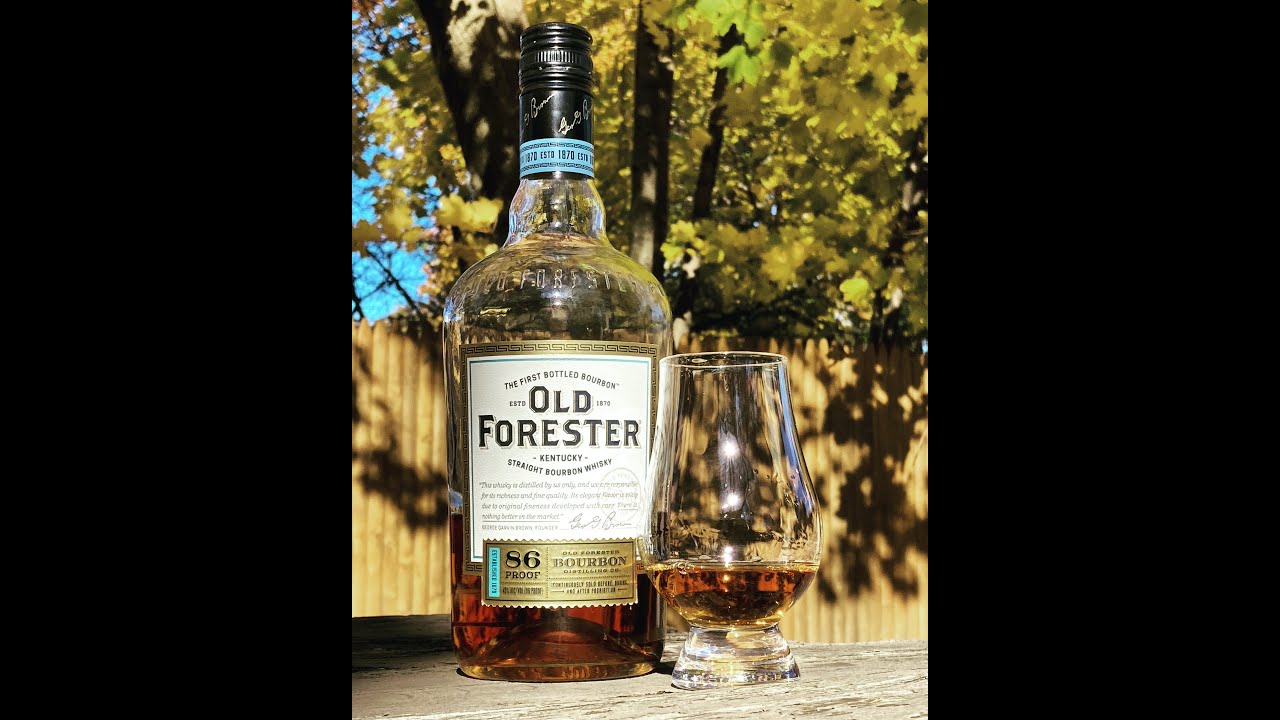 Old Forester 86 Kentucky Straight Bourbon Whiskey Tasting - YouTube