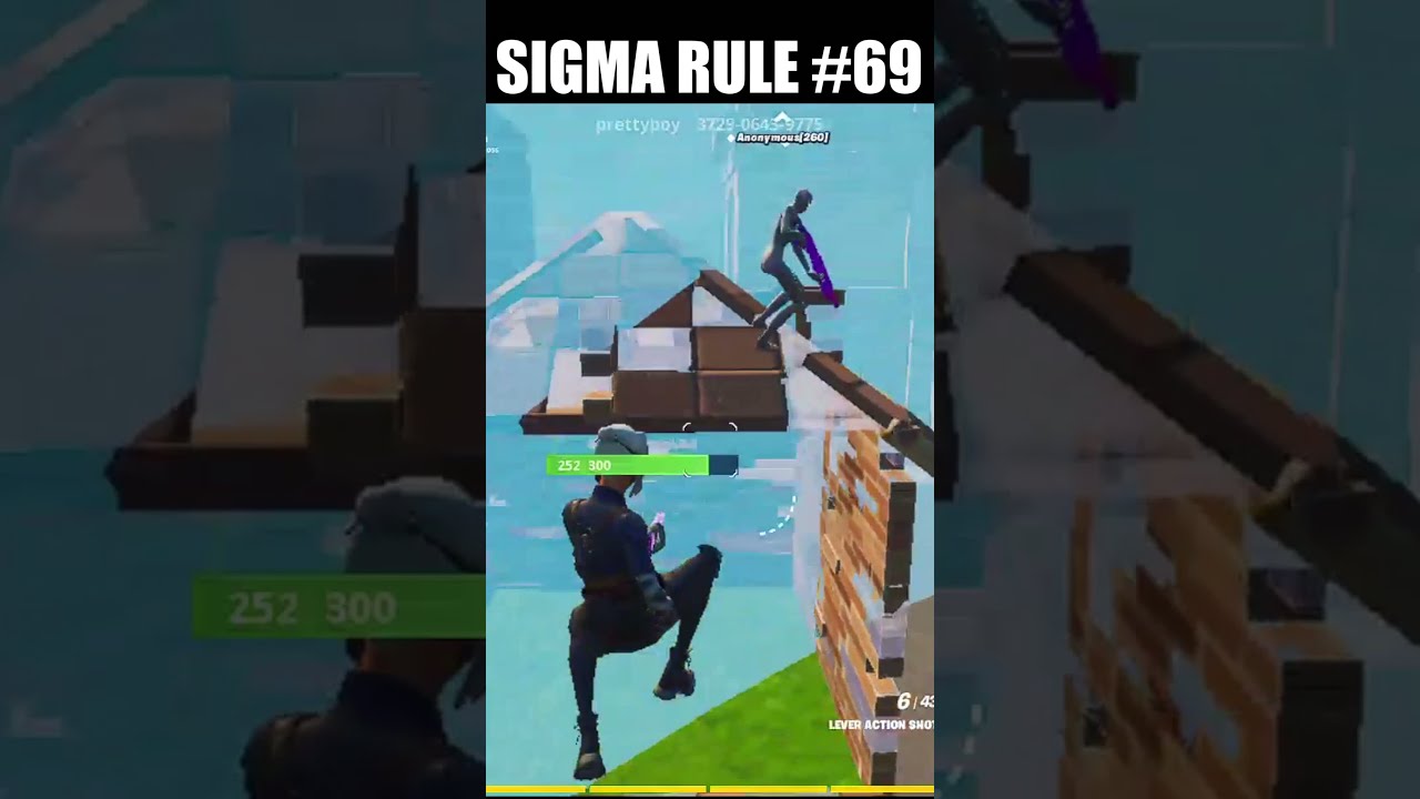 SIGMA RULE #69 (Fortnite) - YouTube