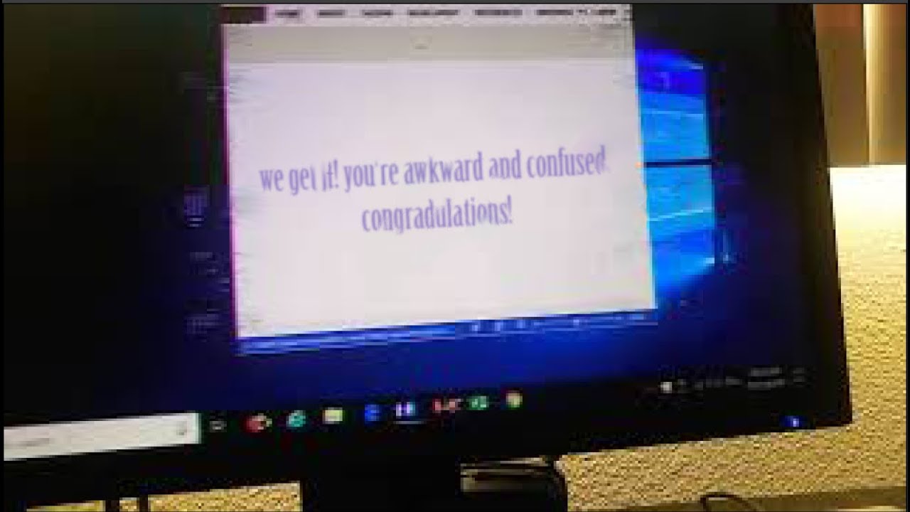 My computer is acting wierd. - YouTube