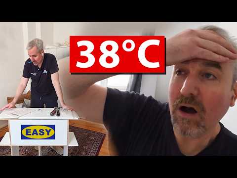 Ich habe bei tropischer Hitze ein IKEA Regal aufgebaut