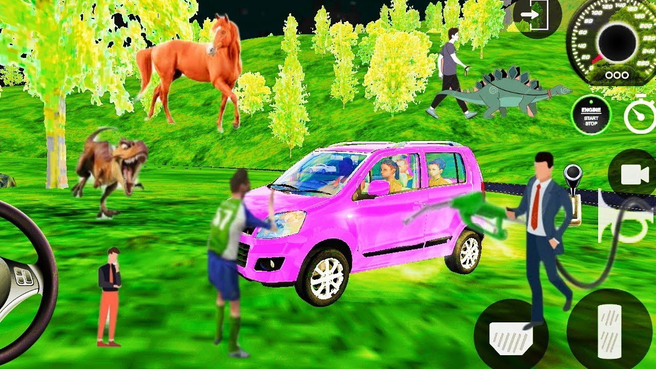 WAGON R CAR GAMES☀️🚘🚔MARUTI SUZUKI WAGON R CAR DRIVING IN CITY 👮🚖-CAR ...