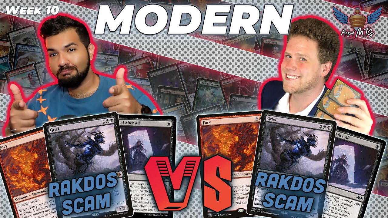 MTG Modern | Rakdos Scam Mirror Match | Super League | Week 10 | Match ...