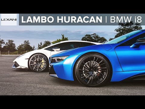 Neon Blue BMW i8 (OR) Stormtrooper Huracan?! LEXANI Wheels - YouTube