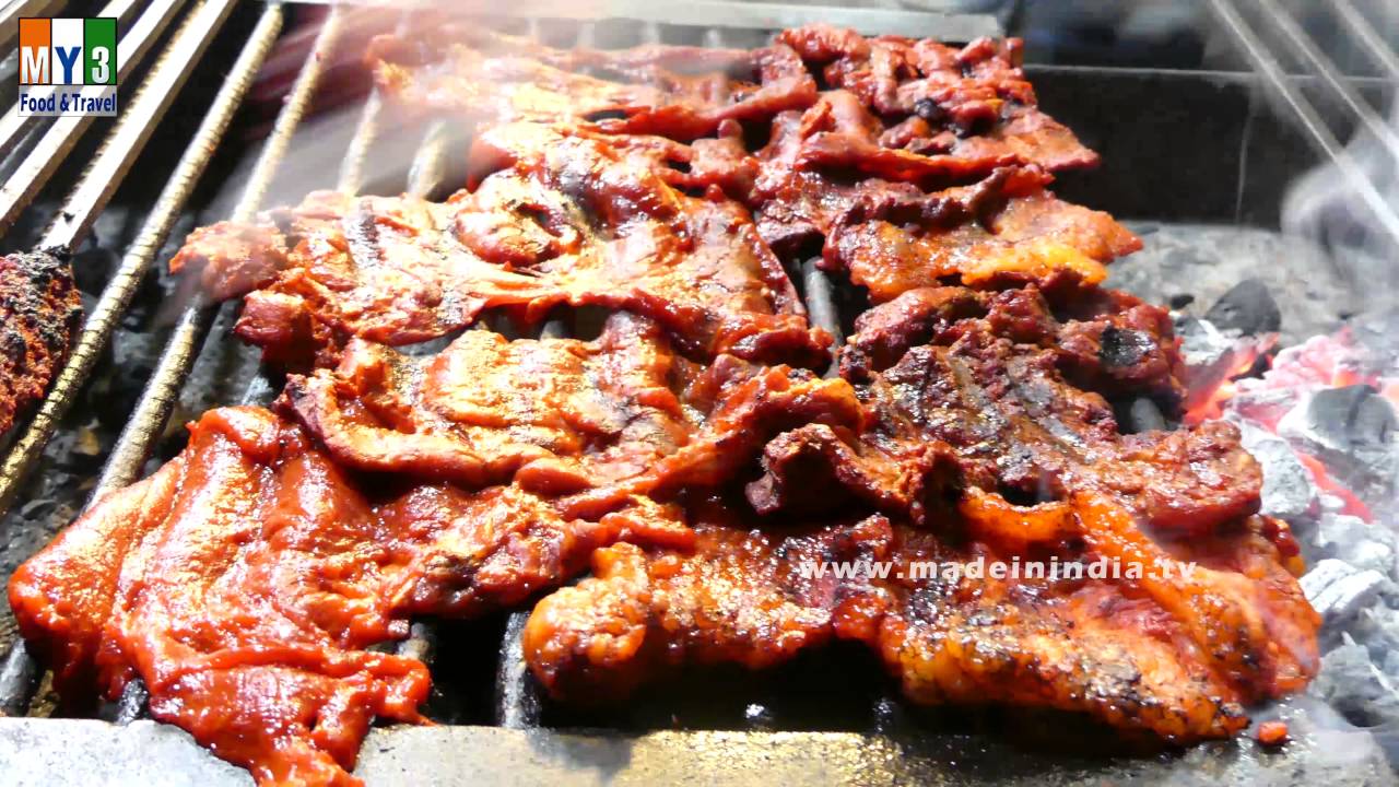 TANDOORI BEEF KABAB | BEEF FRY RECIPE | STREET FOODS 2021 - YouTube