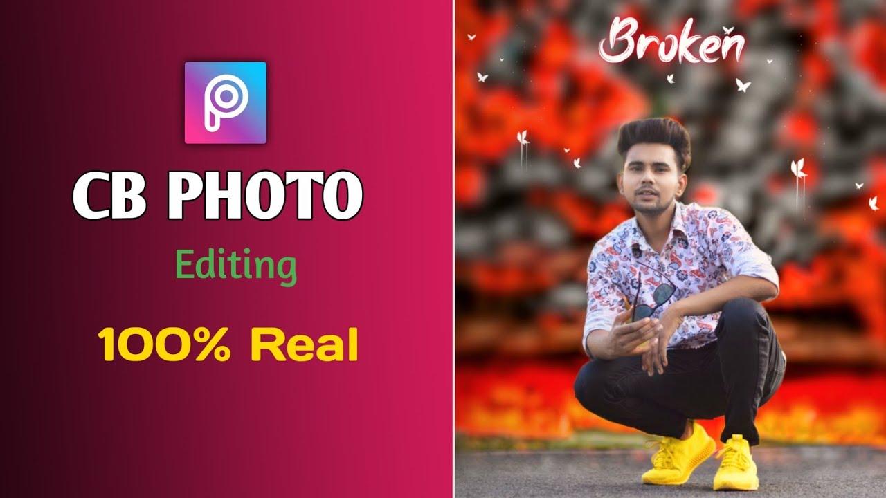 CB Background Change Photo Editing In Picsart | CB फोटो कैसे edit करें ...