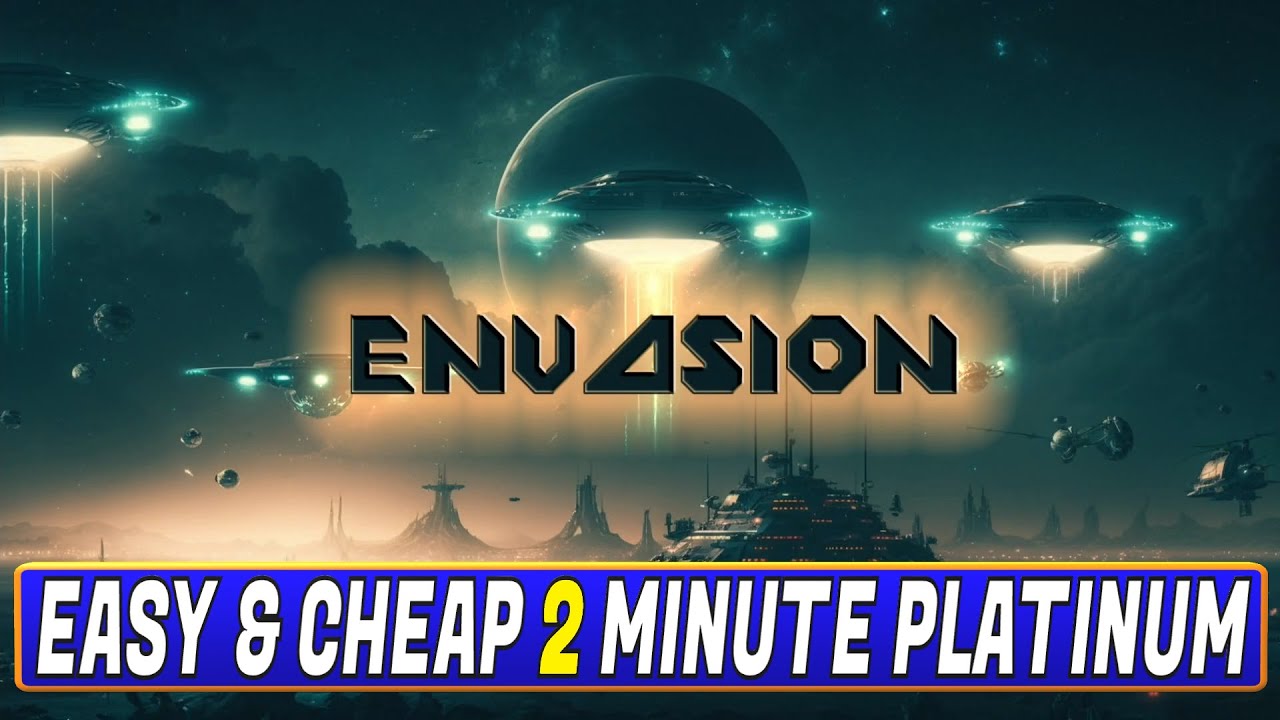 New Easy & Cheap 2 Minute Platinum Game - Envasion Trophy Guide - YouTube