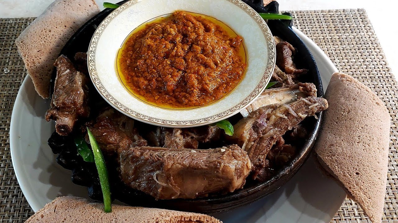 Waadi foon cinaacha hoolaa, lamb ribs tibs, ye beg Godin tibs ...