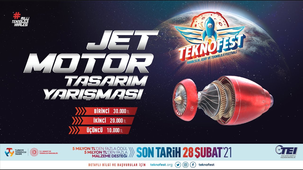 ⚙️ #TEKNOFEST2021 Jet Motor Tasarım Yarışması - YouTube