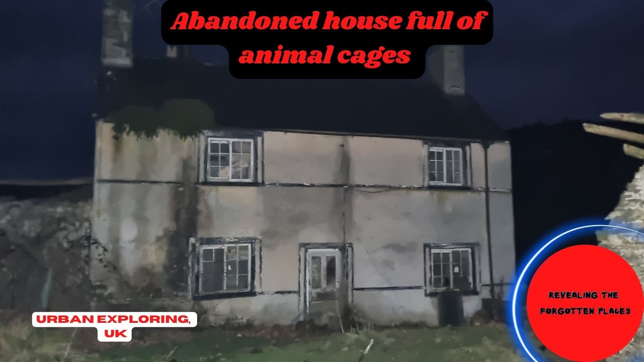 Abandoned house full of animal cages - YouTube