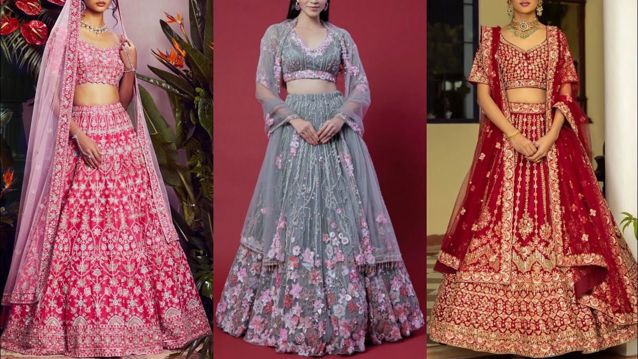 New Arrivals Bridal Lehenga Choli||Amazing Gorgeous Lehenga Choli ...
