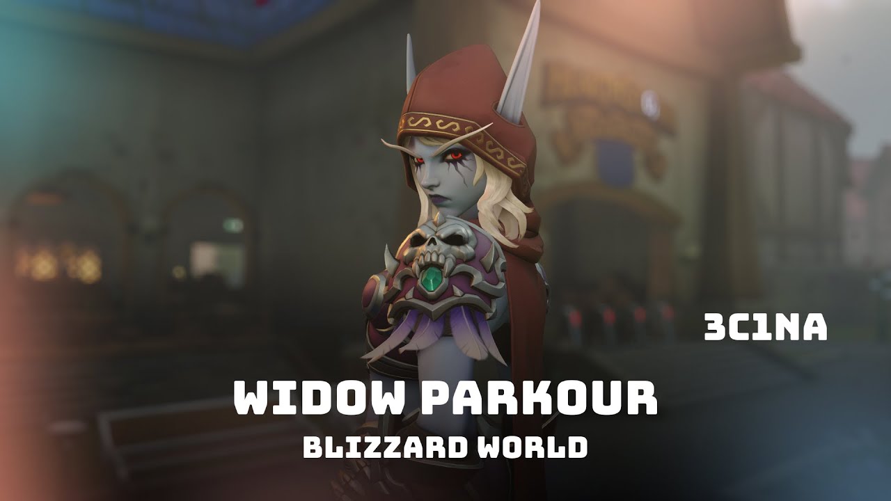 Widowmaker Parkour Blizzard World ☆ [3C1NA] - YouTube