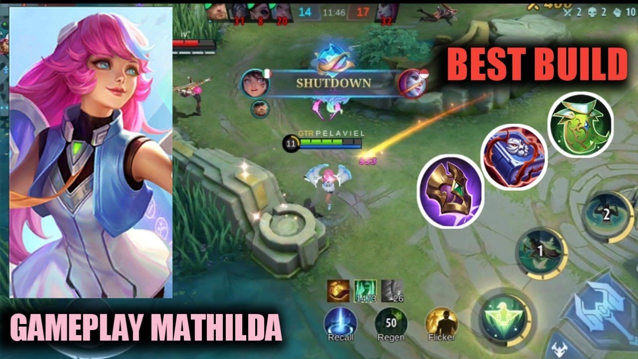 GAMEPLAY MATHILDA - MATHILDA BEST BUILD - MOBILE LEGENDS - YouTube