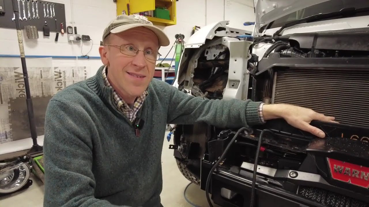 Land Rover Defender 2020 Warn Front Bumper Winch Part 4 - Final Wiring ...