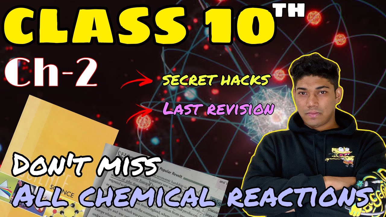 Class 10 all reactions in one video | Acids, Bases and Salts | Class ...