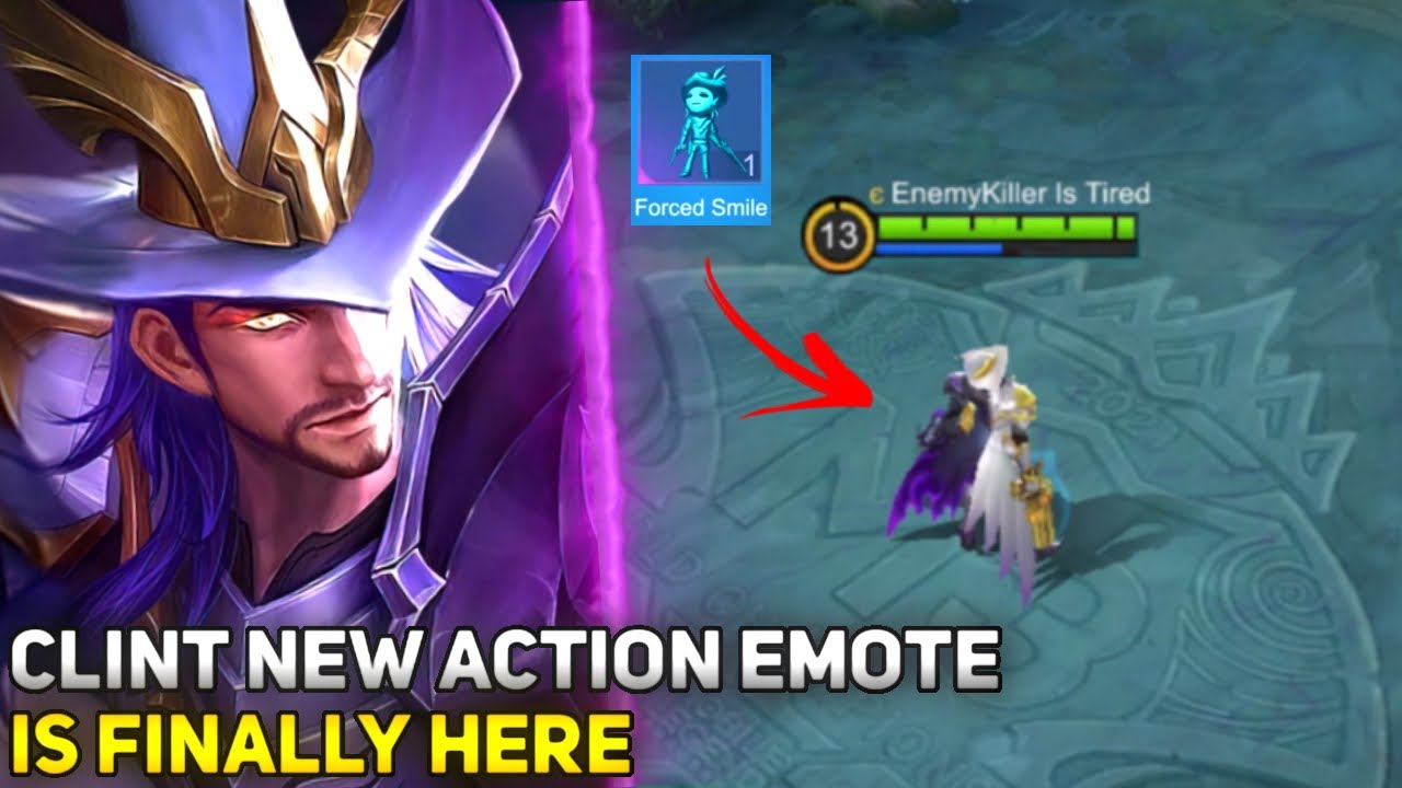 Clint New Action Emote Is Finally Here! | MLBB - YouTube