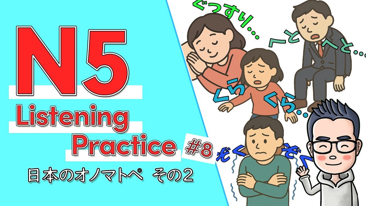 JLPT N5 Listening Practice | Onomatopoeia #2 – Learn Japanese Mimetic ...