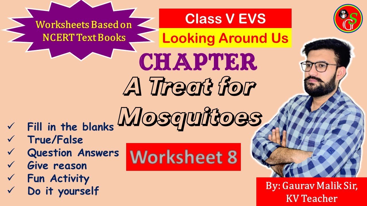 Chapter 8 A Treat for Mosquitoes Worksheet | NCERT Class 5 EVS | By KV ...