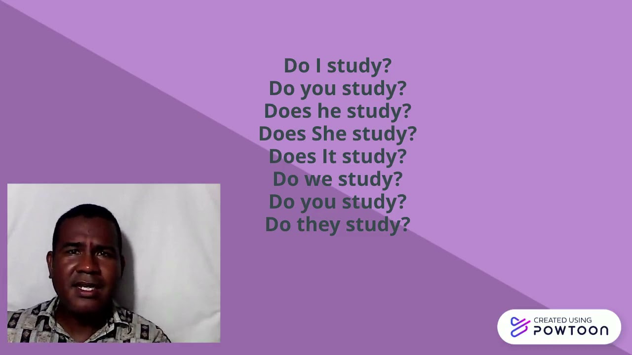 Verbo estudiar en Inglés Simple present - YouTube
