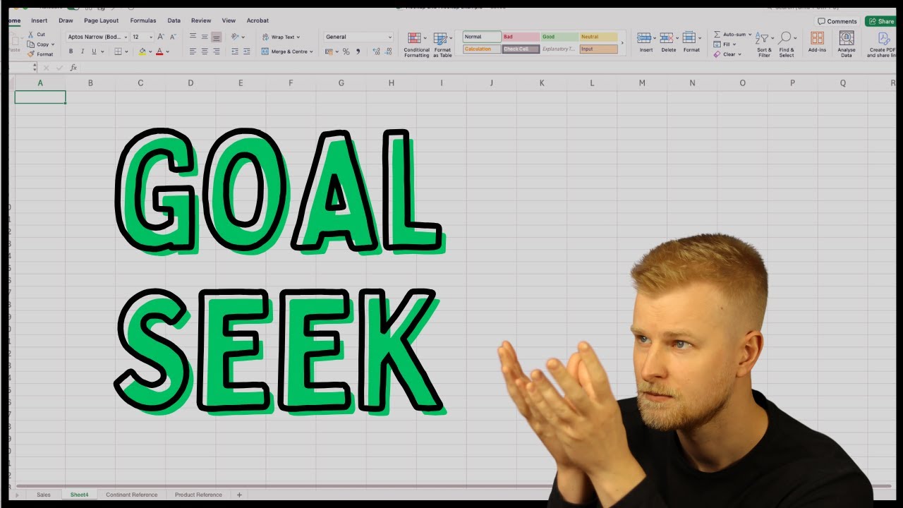 How to use a Goal Seek in Excel (SIMPLE SOLUTIONS with EXAMPLES) - YouTube