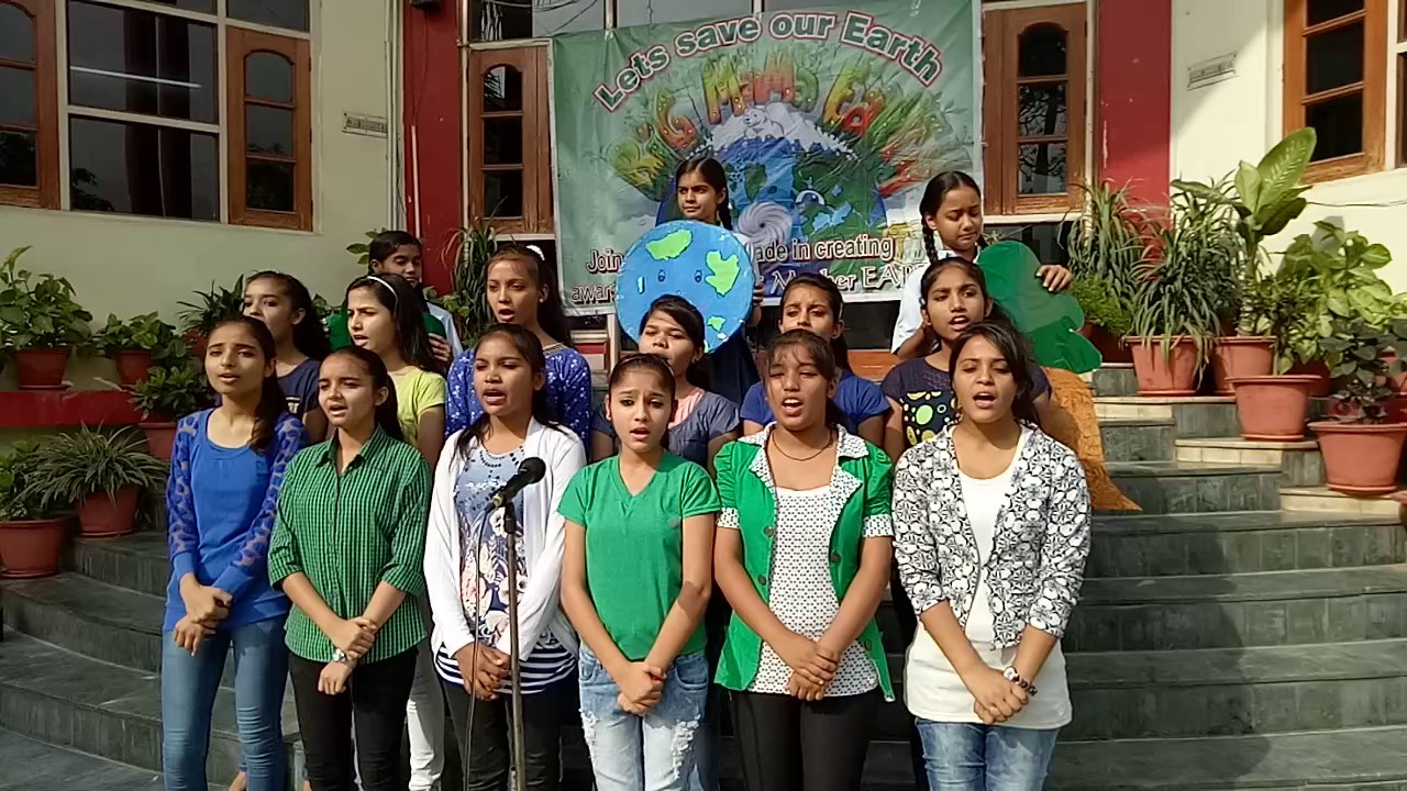 Students of South City Public School, Celebrating The Earth Day - YouTube