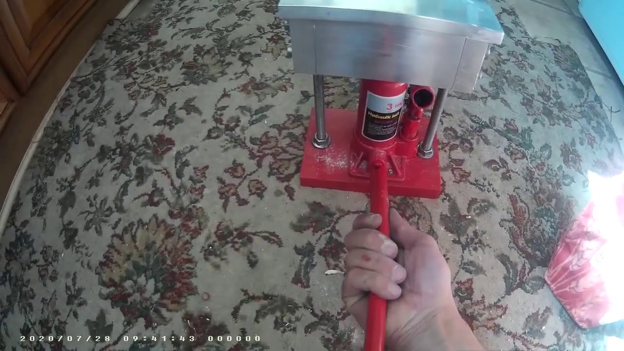 120 by 80 Custom Made Pollen Press - YouTube