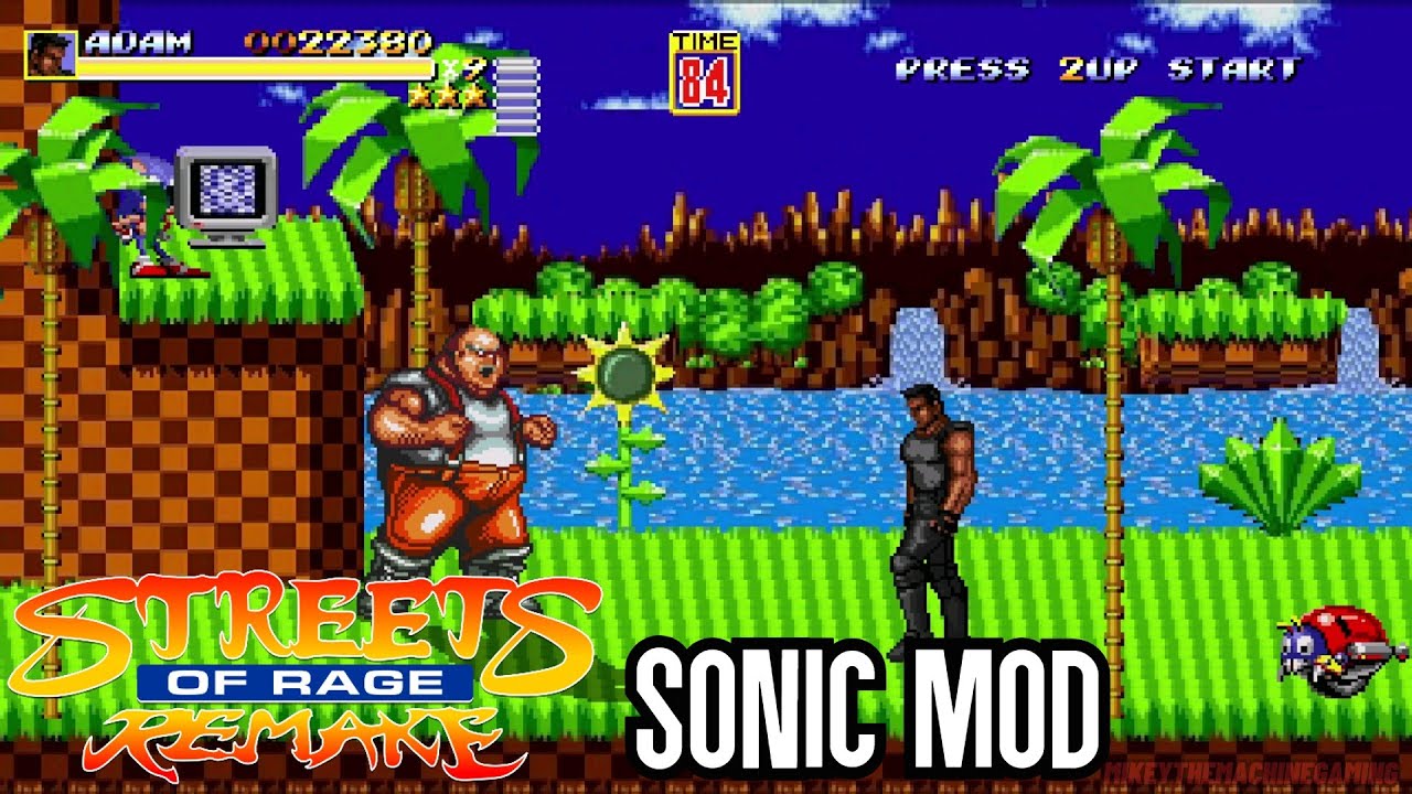 Streets of Rage Remake - Sonic The Hedgehog Mod w/ Adam (SoRMaker ...