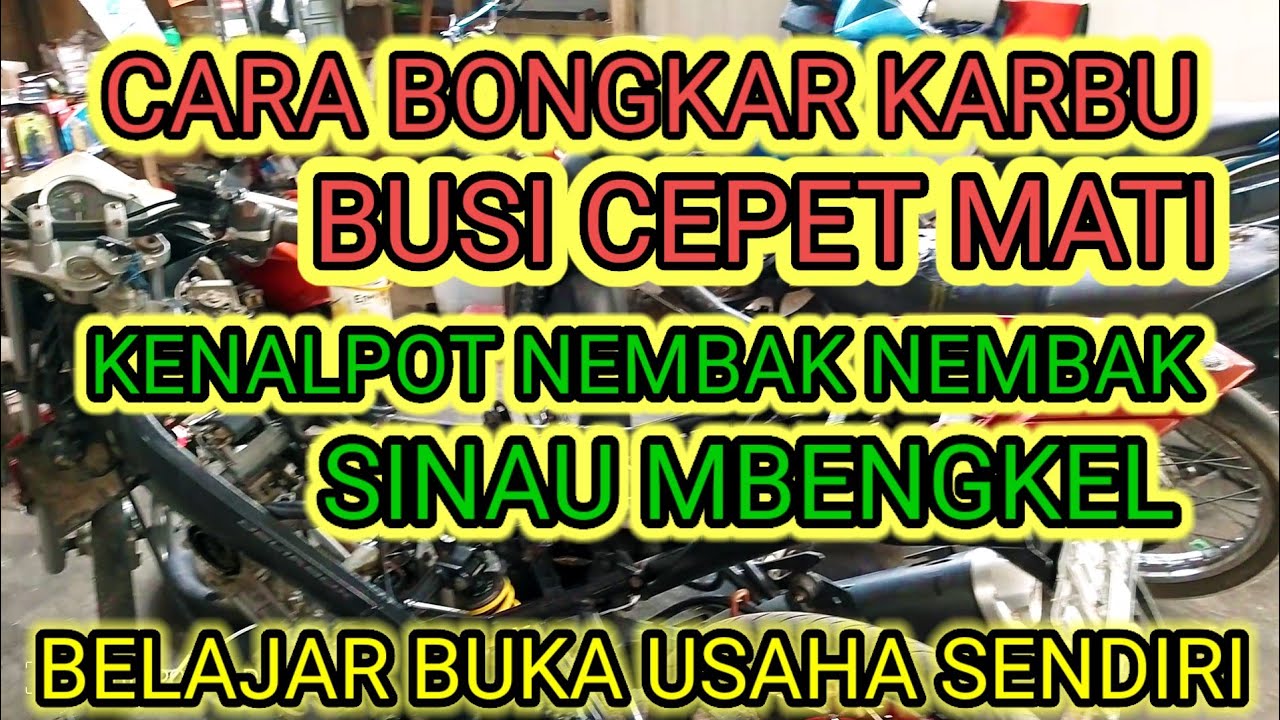 MOTOR BUSI SERING MATI KENALPOT NEMBAK NEMBAK - YouTube