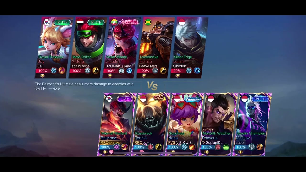 BALMOND TOP 1 GLOBAL BUILD ITEM EMBLEM TERSAKIT 2024 EPIC SKIN ONE HIT ...