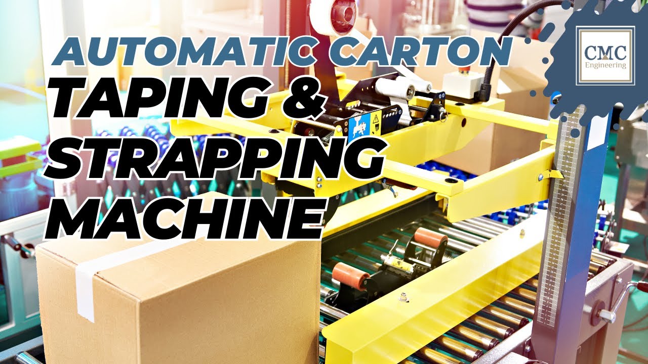 Automatic Carton Taping & Strapping Machine - YouTube