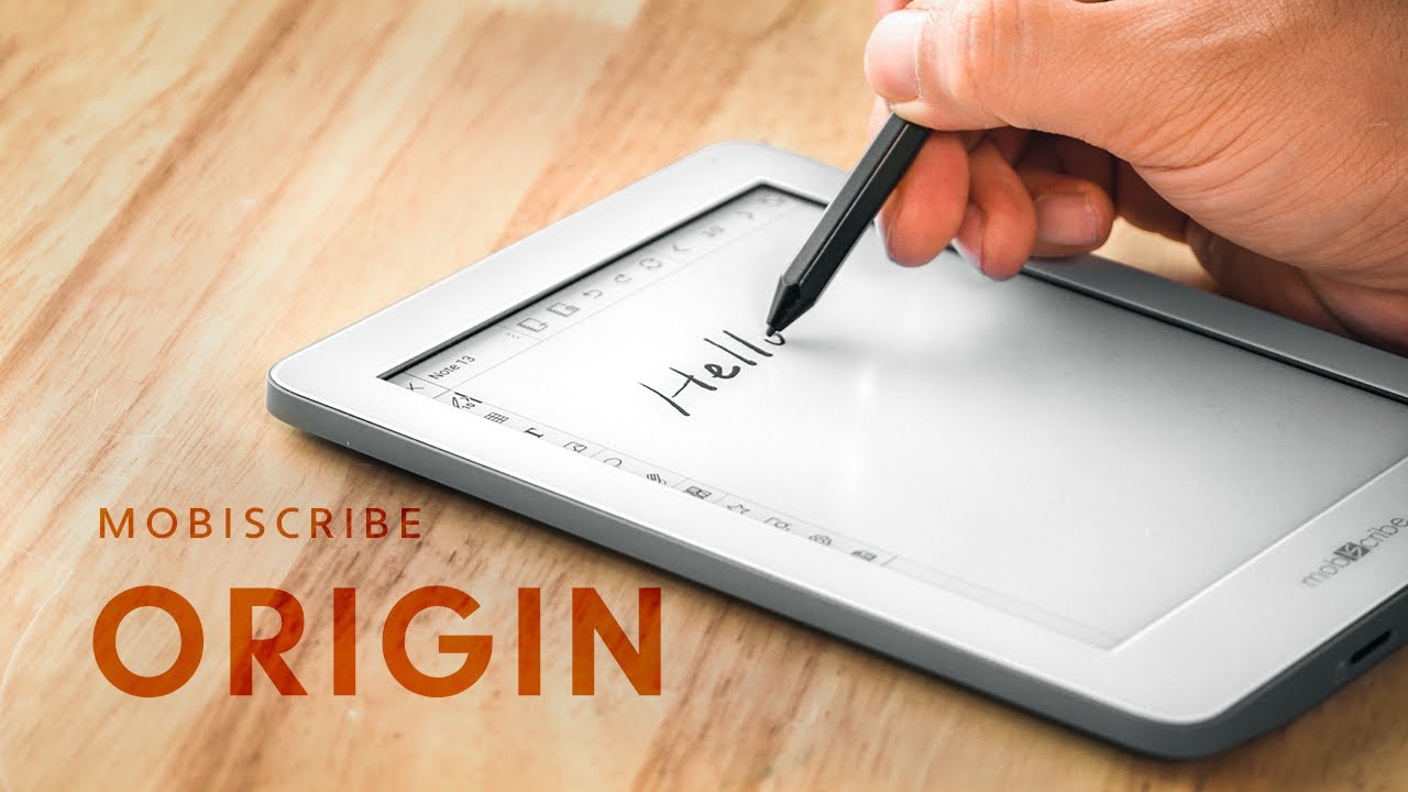 More than a ebook reader - MobiScribe Origin | Director's Cut - YouTube