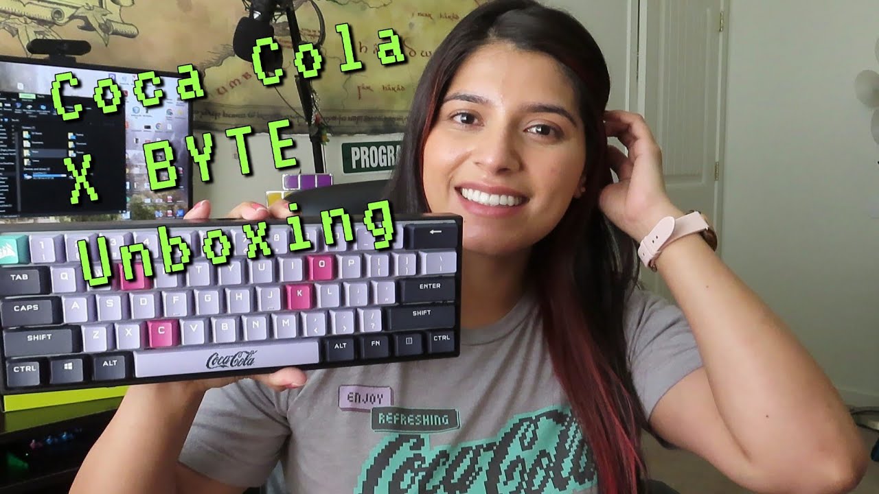 Unboxing Coca-Cola X BYTE Keyboard | SCUF Gaming | Lighting Effects - YouTube