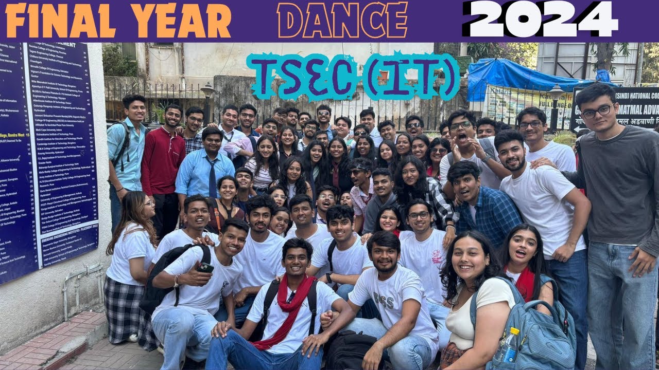 Final Year Dance 💃 | IT Department 🖥️ | TSEC 2024 🎓 | Ayush Singh 😊 ...