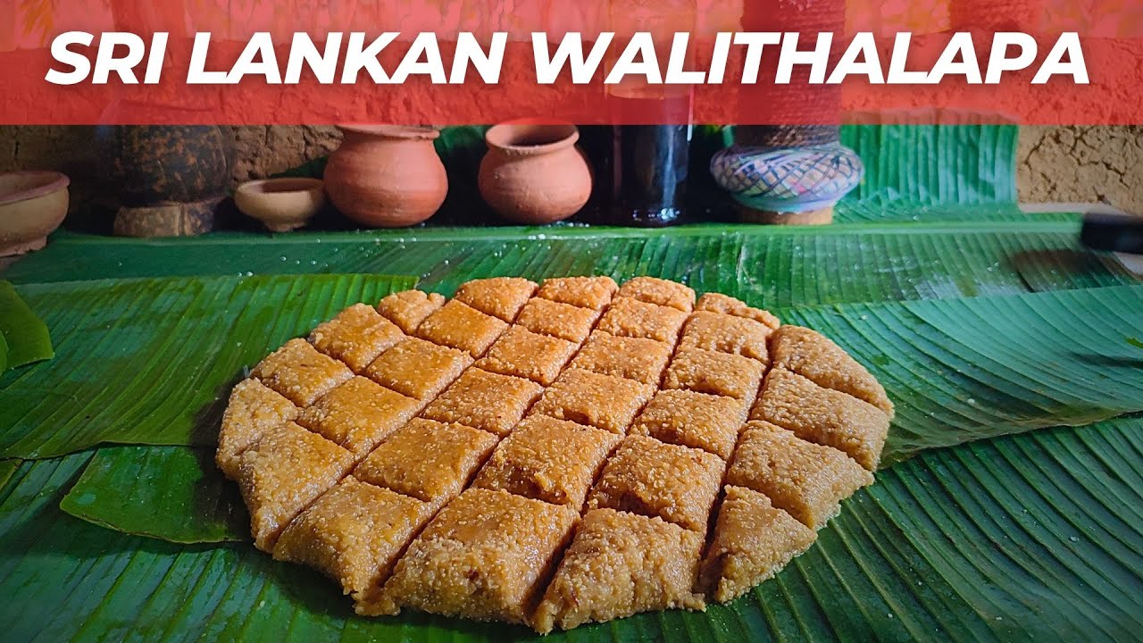 Sri Lankan Wali Thalapa | Traditional Sri Lankan Yummy Sweet - YouTube
