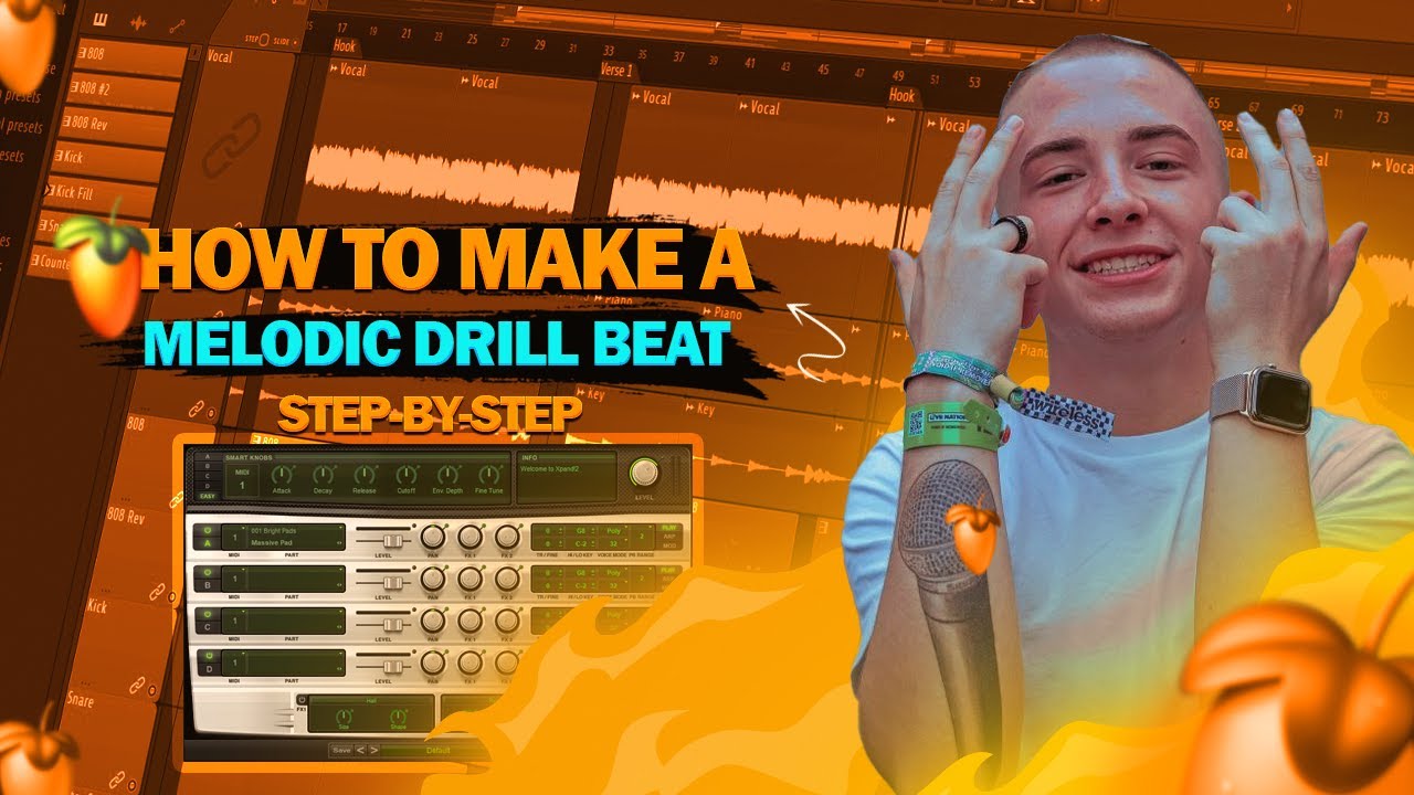 HOW TO MAKE A MELODIC DRILL BEAT FOR Arrdee FL STUDIO 🔥 - YouTube