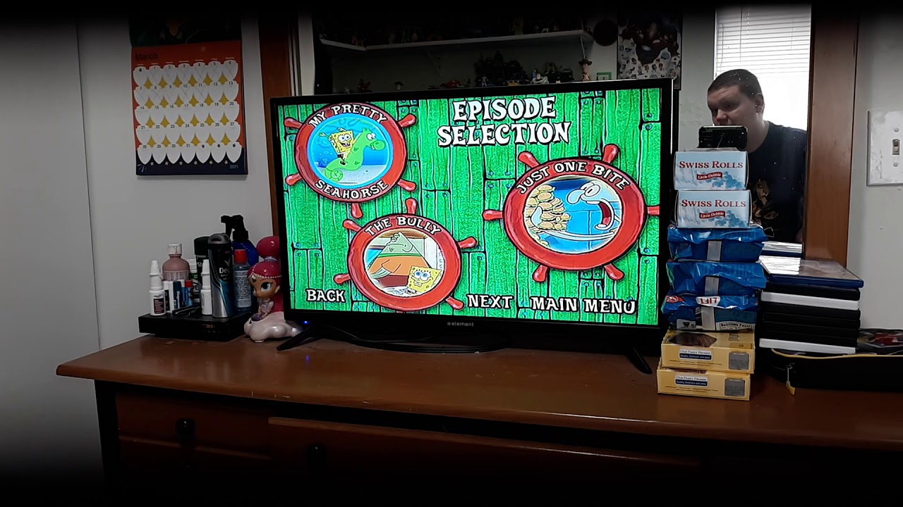 Opening/Menu Walkthrough of Spongebob Squarepants: Season 3 Disc 1 From ...
