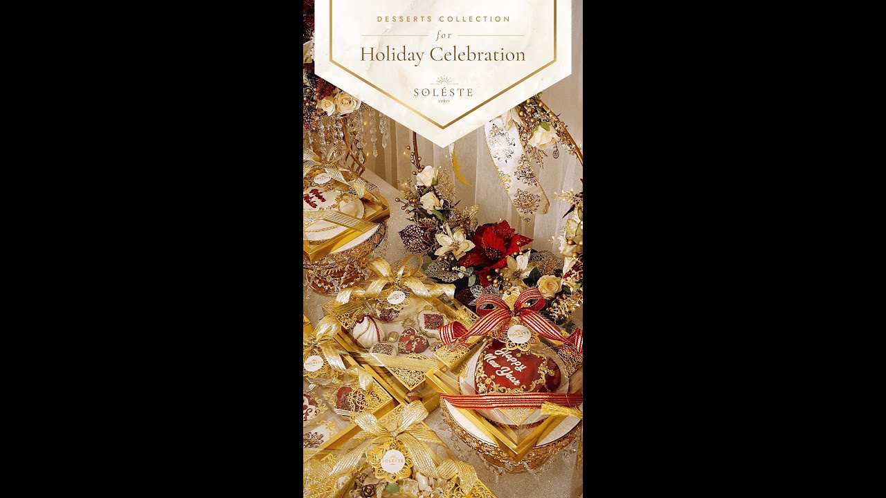 [Soléste Cakes] Holiday Collection 2023 - YouTube