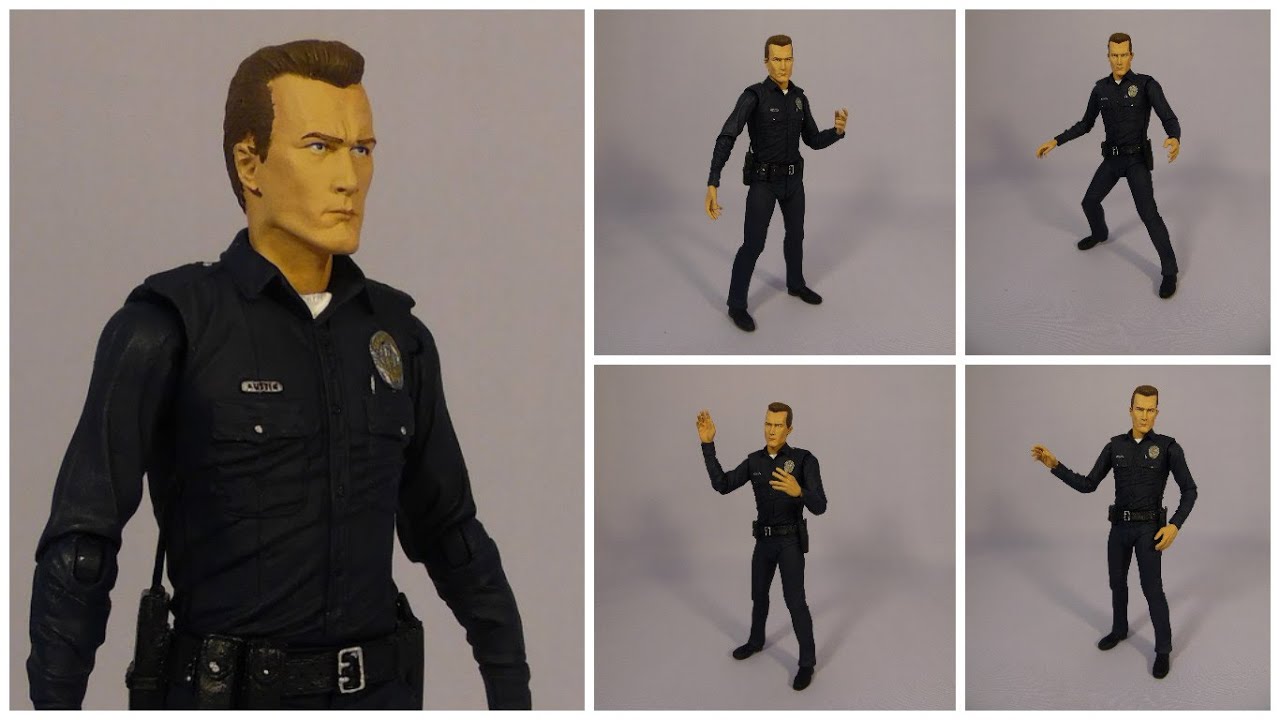 NECA Ultimate T 1000 Terminator 2016, Action Figure Review - YouTube