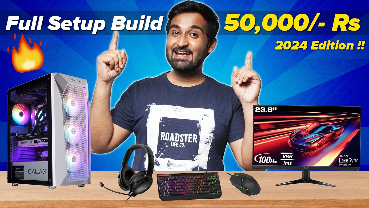 I Built a 50,000/- Rs Full Setup Gaming PC and You Won't Believe the ...
