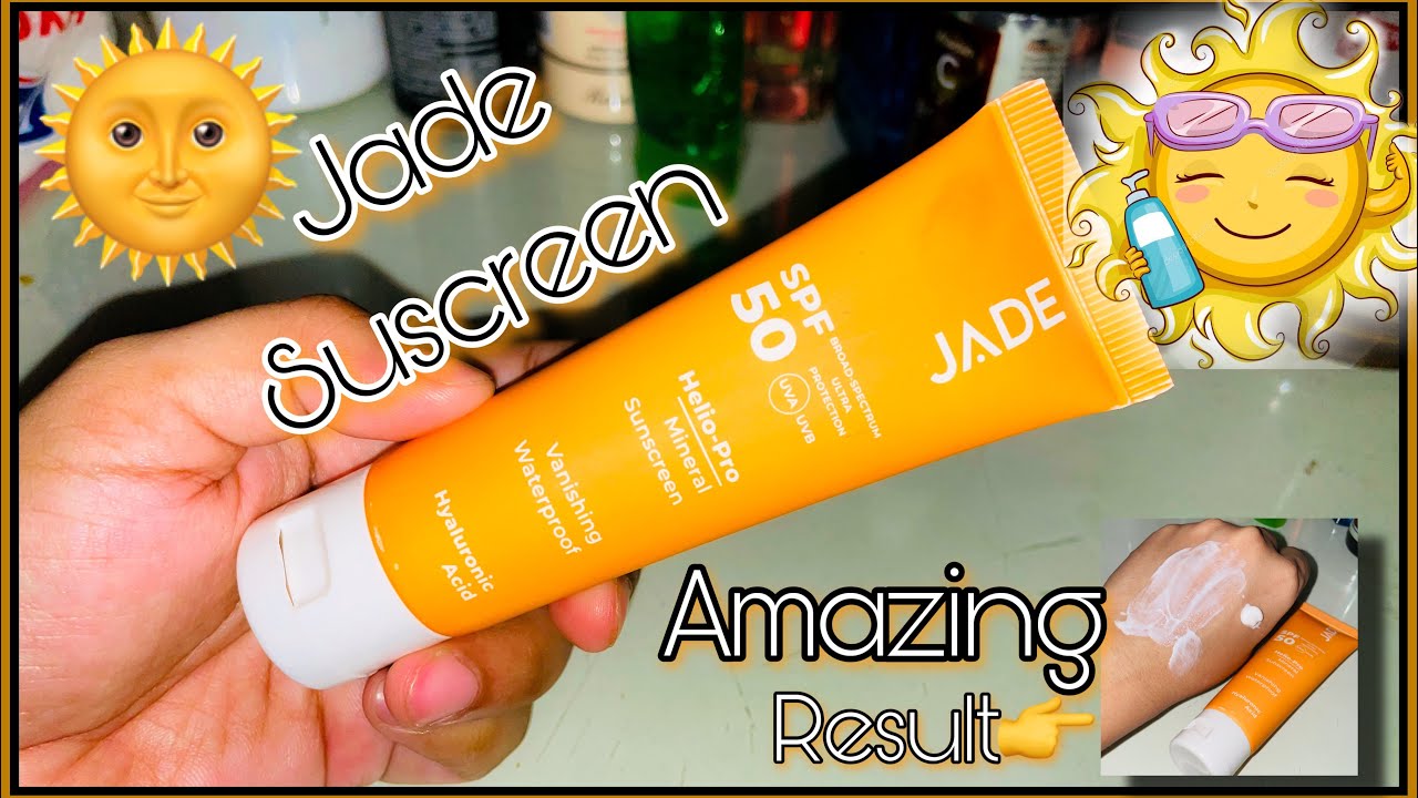 Best SunBlock | Jade SunBlock Review #jade #sunblock - YouTube