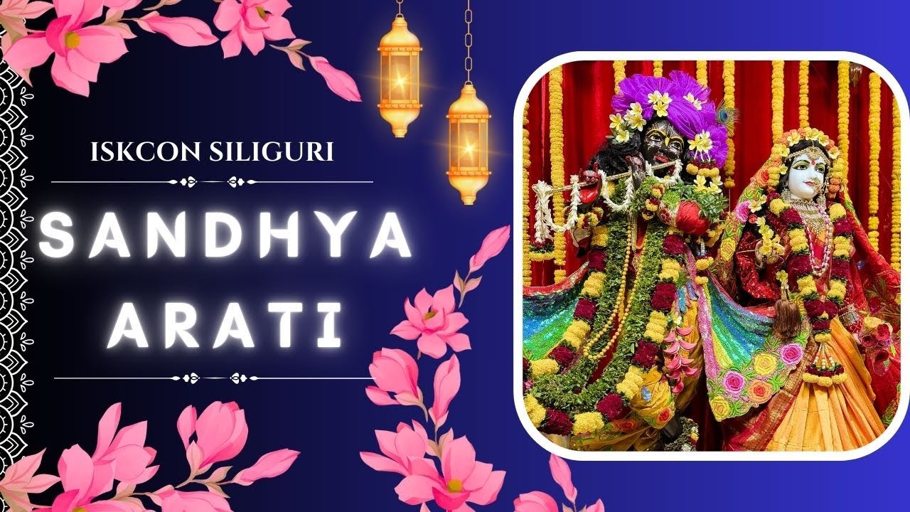 Live Sandhya Arati ISKCON Siliguri Gupta Nabadwip Dham | December 10,2024 - YouTube