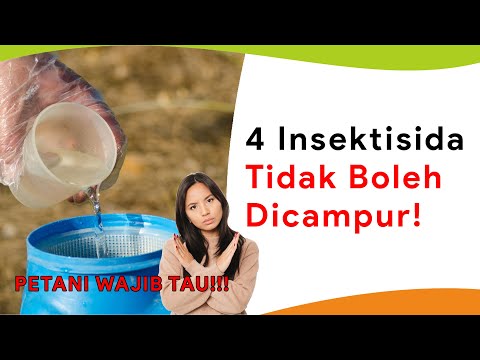 4 Insektisida yang Tidak Boleh Dicampur!
